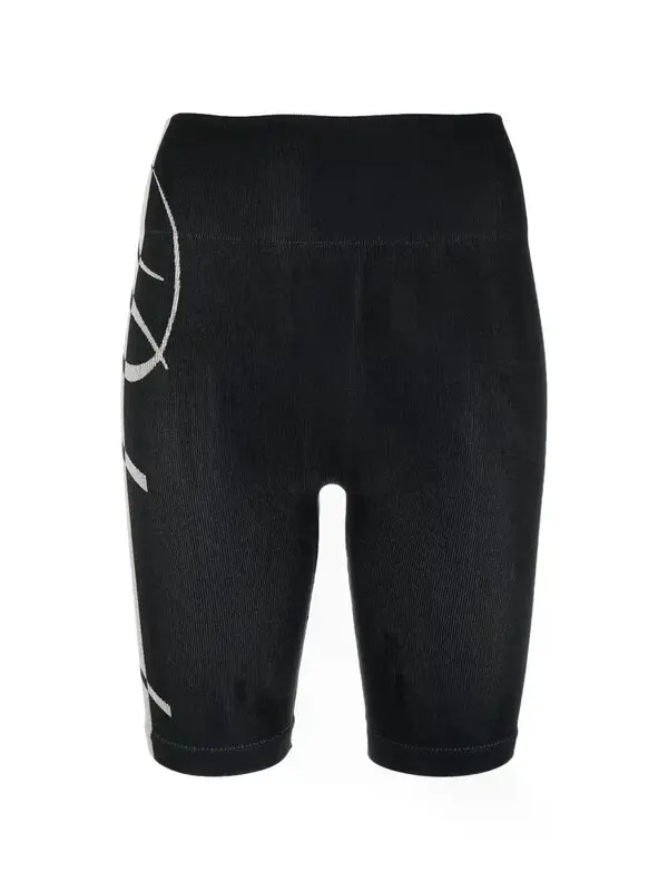 Rhude Techknit Cycling Shorts - Black
