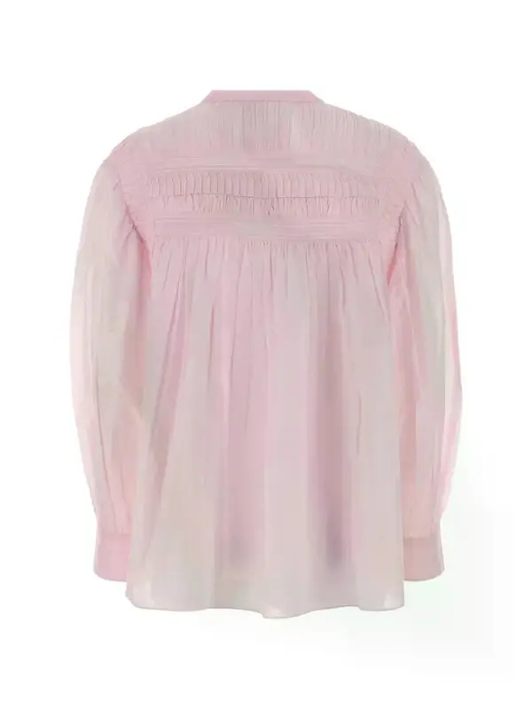 MARANT ETOILE Plalia Long-sleeved Blouse - Pink
