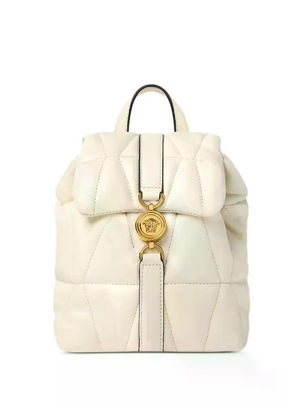 Versace Kleio Quilted Drawstring Backpack