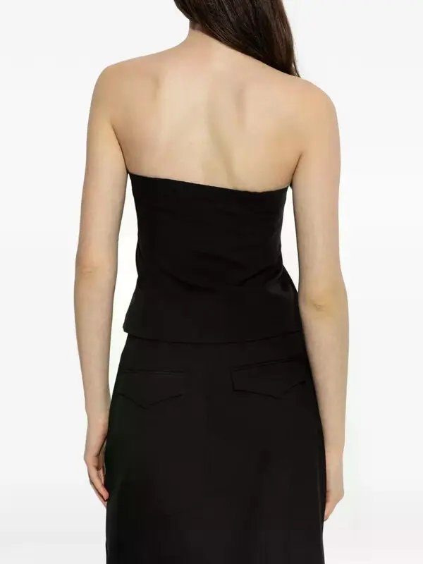 Officine Générale Noelia Strapless Asymmetric Top