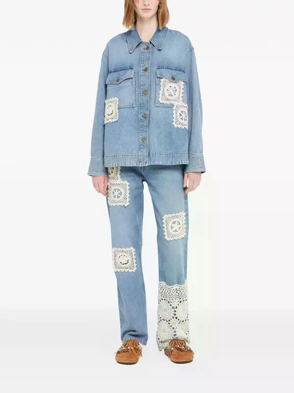 Alanui Island’s Diary Denim Overshirt
