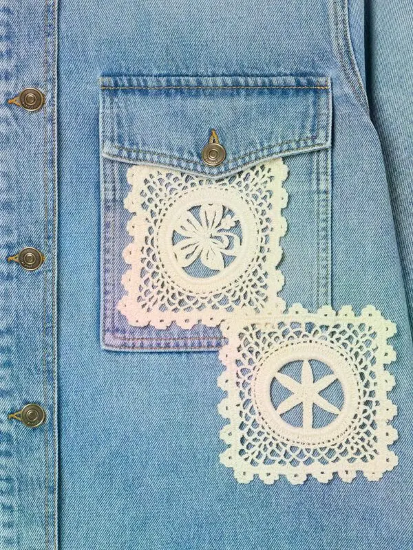 Alanui Island’s Diary Denim Overshirt