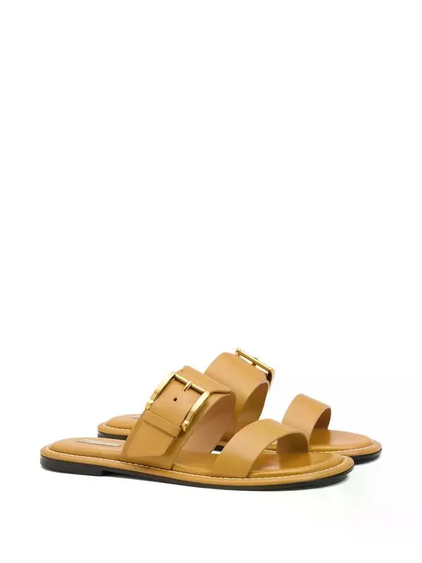 Ami Buckle-detail Flat Sandals