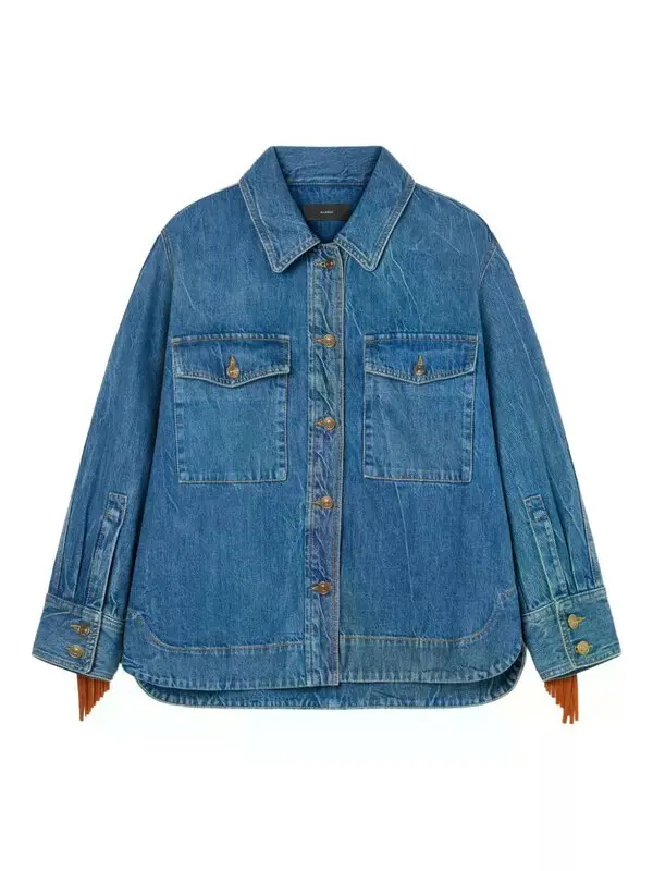 Alanui Fringed Denim Jacket