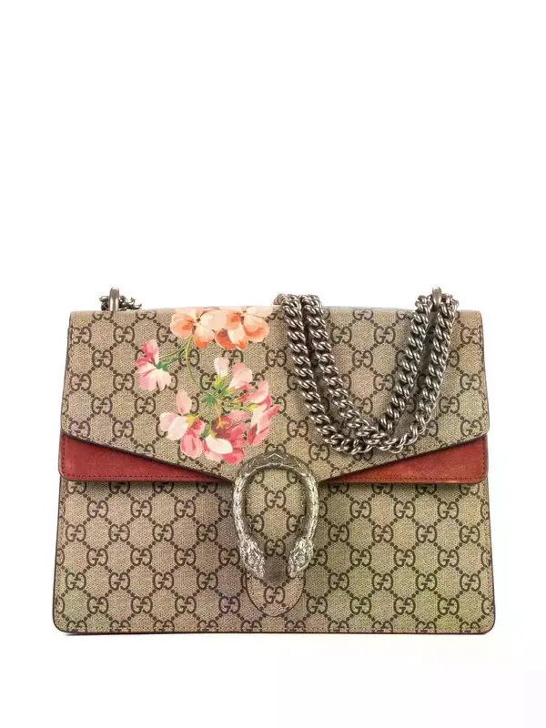 Gucci Medium Blooms Dionysus Chain-strap Shoulder Bag - Neutrals