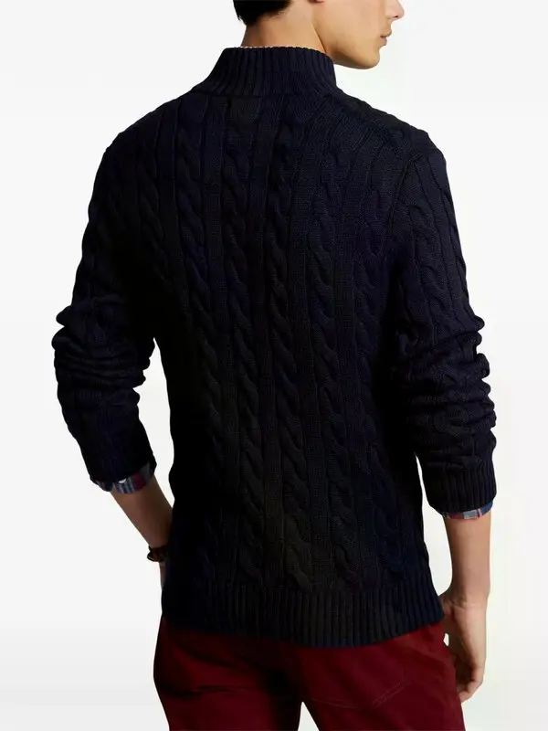 Polo Ralph Lauren Cable-knit Half-zip Sweater