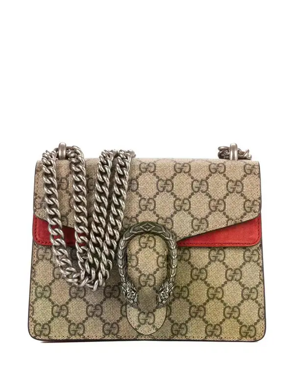 Gucci Mini Dionysus Gg-pattern Shoulder Bag - Neutrals
