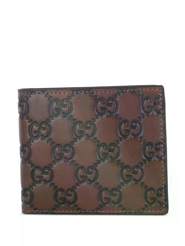 Gucci Gg-embossed Wallet - Brown