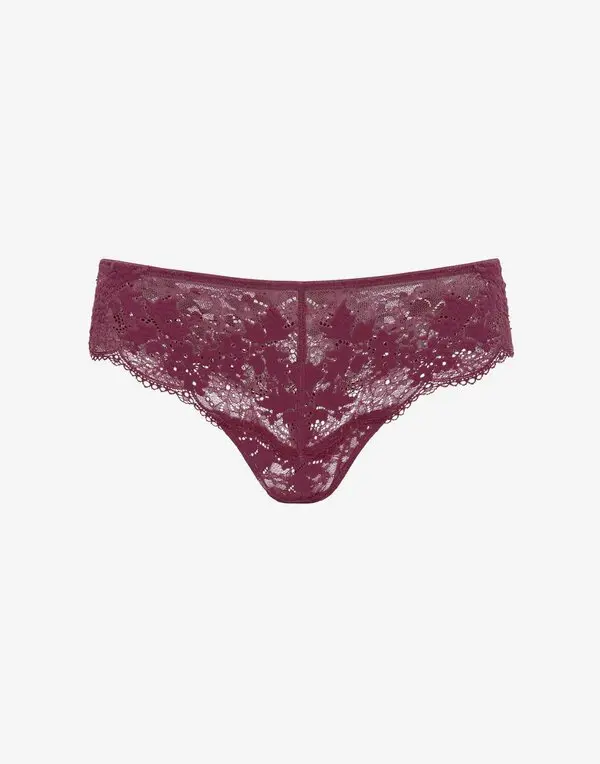 THIRDLOVE All Day Lace Thong Panty - Raspberry Crush