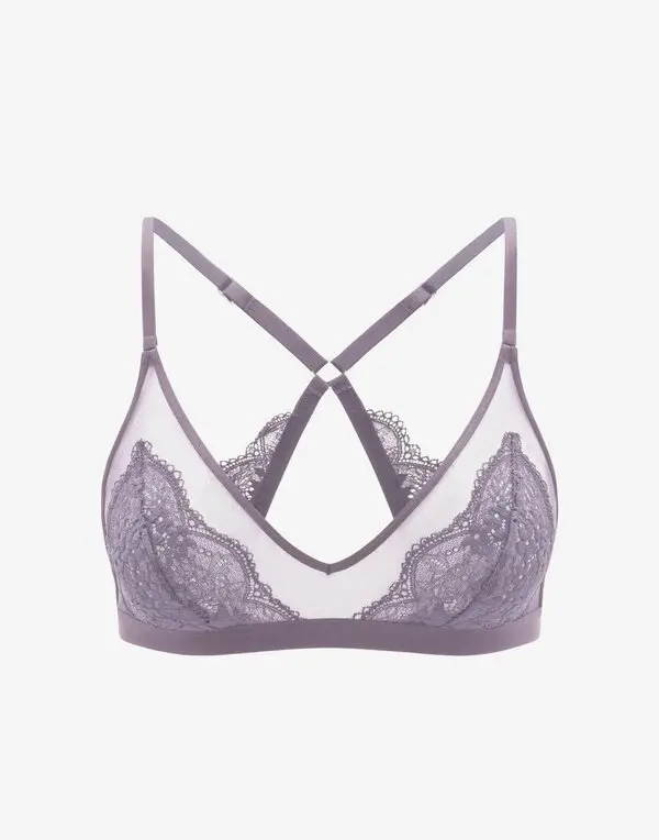 THIRDLOVE All Day Lace Racerback Bralette - Dreamy Lilac