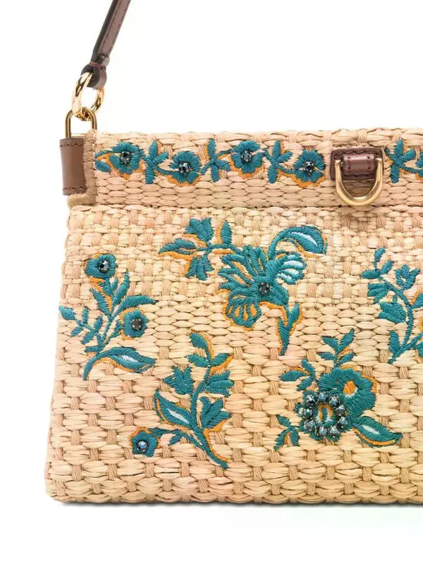 Etro Floral Embroidered Clutch