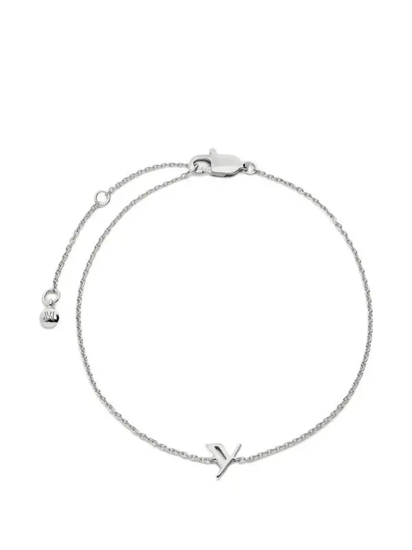 Monica Vinader Initial Y Chain Bracelet - Silver