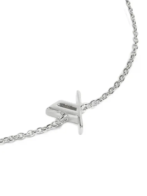 Monica Vinader Initial Y Chain Bracelet - Silver
