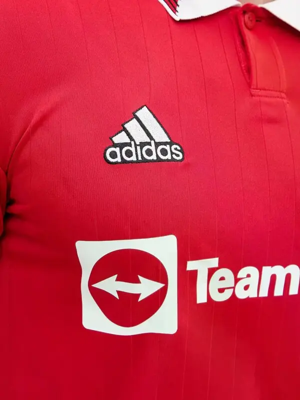 Adidas Logo-print Polo Shirt