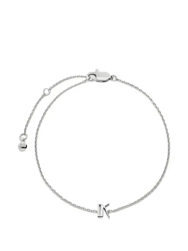 Monica Vinader Initial K Chain Bracelet - Silver