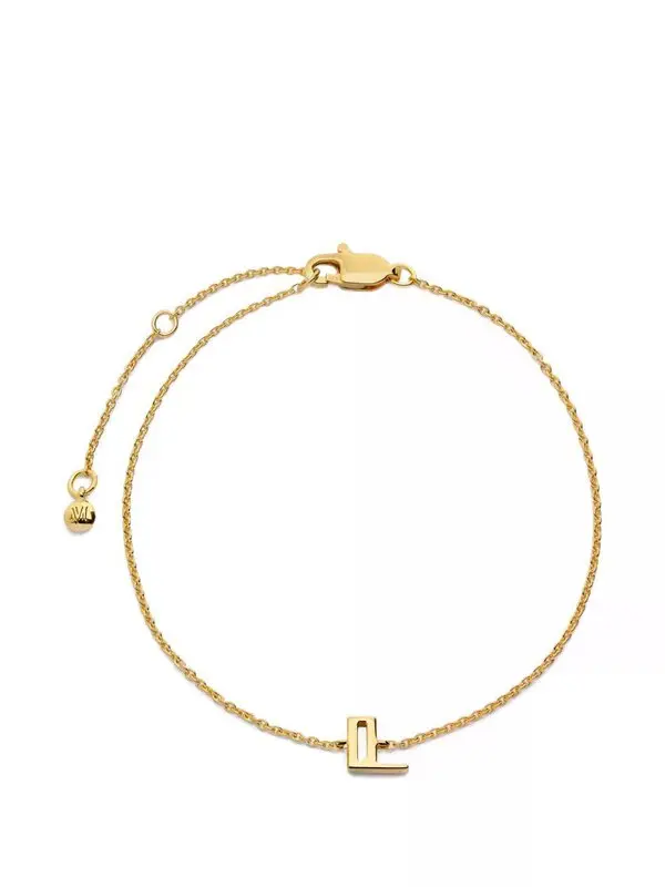 Monica Vinader Initial Chain Bracelet - Gold