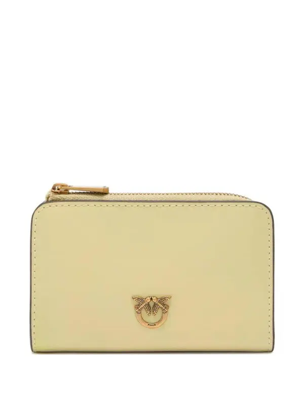Pinko Antique-gold Logo Wallet - Neutrals