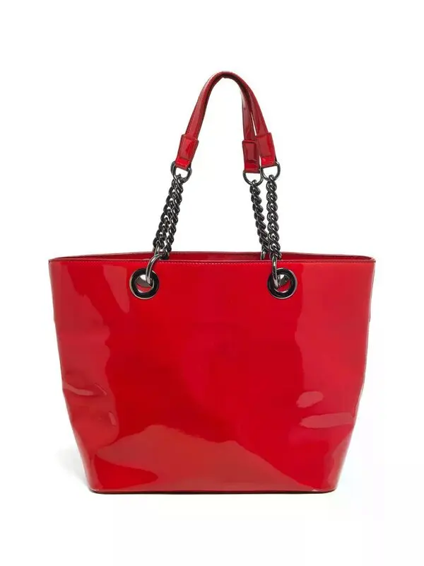 Dkny Leather Chain Tote Bag