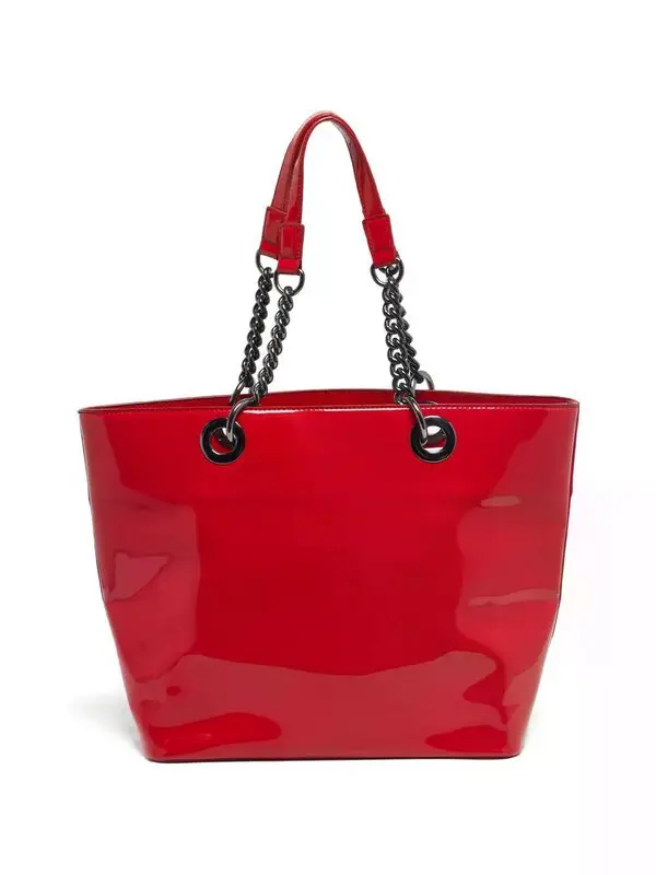 Dkny Leather Chain Tote Bag