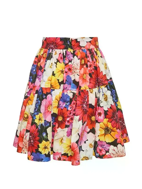 Dolce & Gabbana Floral-pattern Midi Skirt