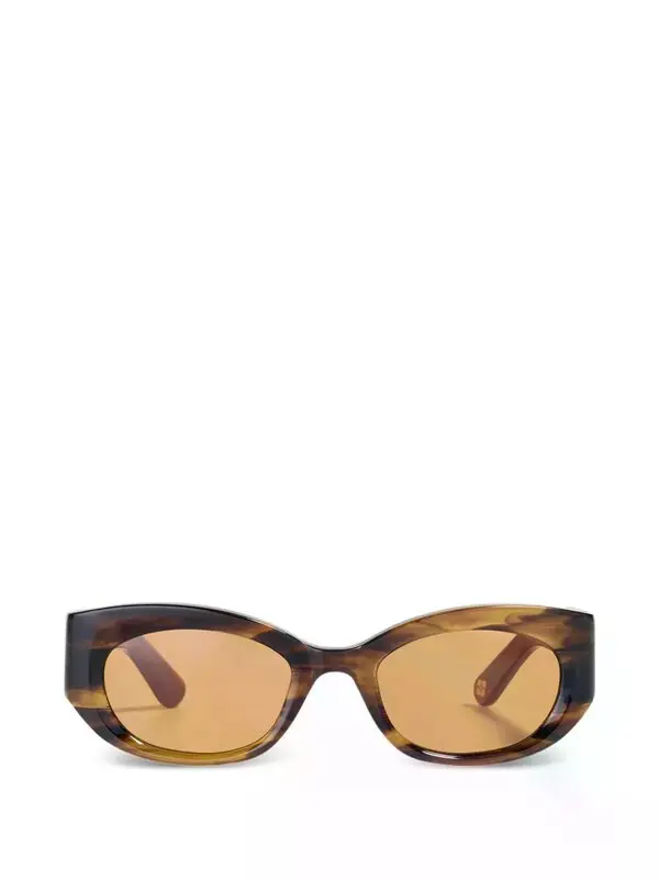 GANNI X Ace & Tate Xena Sunglasses - Brown