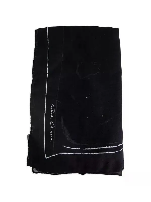 Rick Owens Pino Astro Scarf - Black