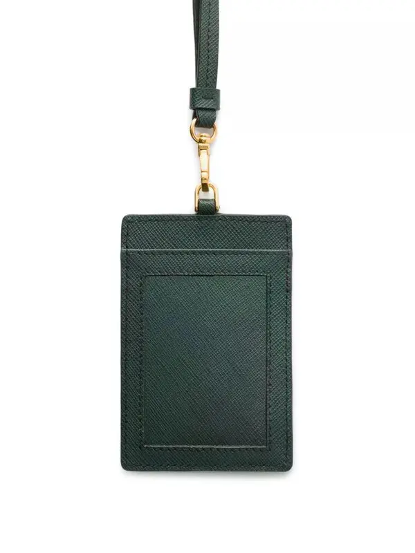Prada Leather Badge Holder