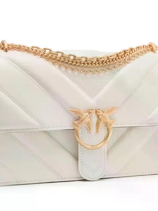 Pinko Medium Love Bag One Chevron Chain Shoulder Bag