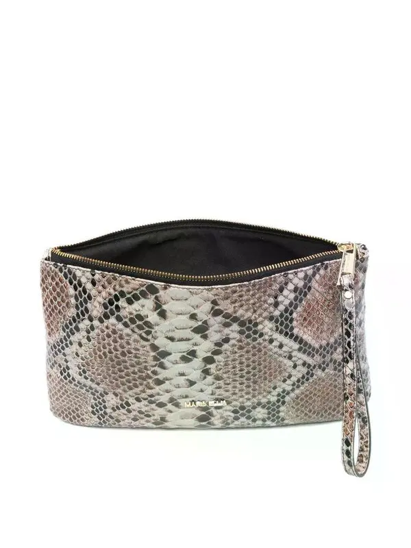 MARC ELLIS Amaya M Snake-effect Clutch Bag
