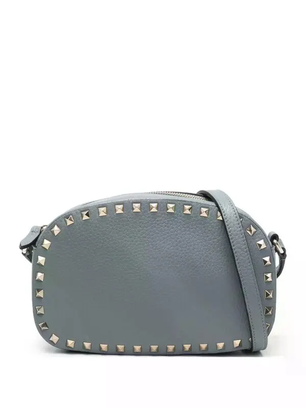 Valentino Garavani Rockstud Embellished Cross Body Bag - Blue
