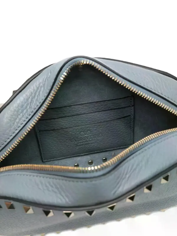 Valentino Garavani Rockstud Embellished Cross Body Bag - Blue
