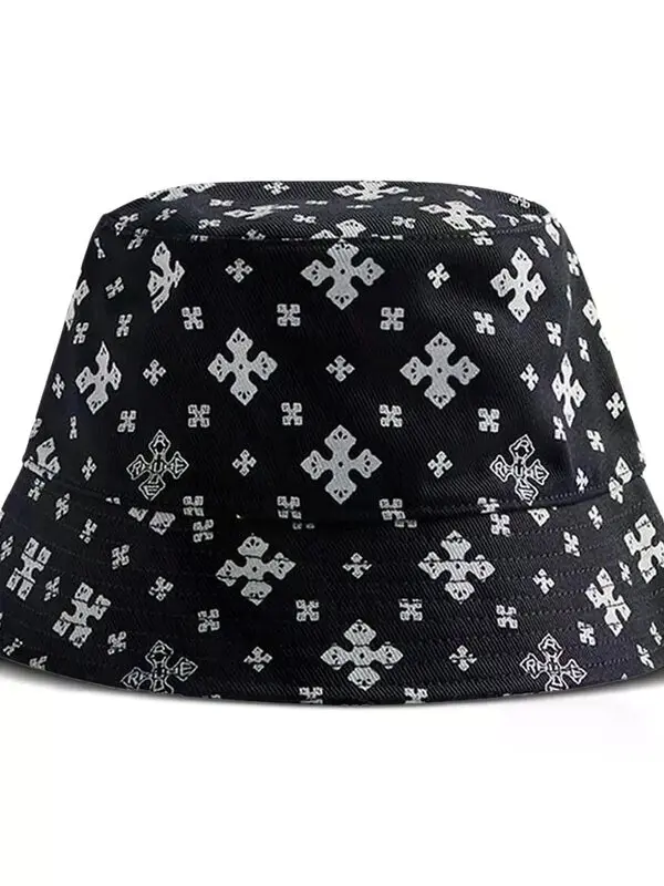 Rhude Cross Pattern Bucket Hat