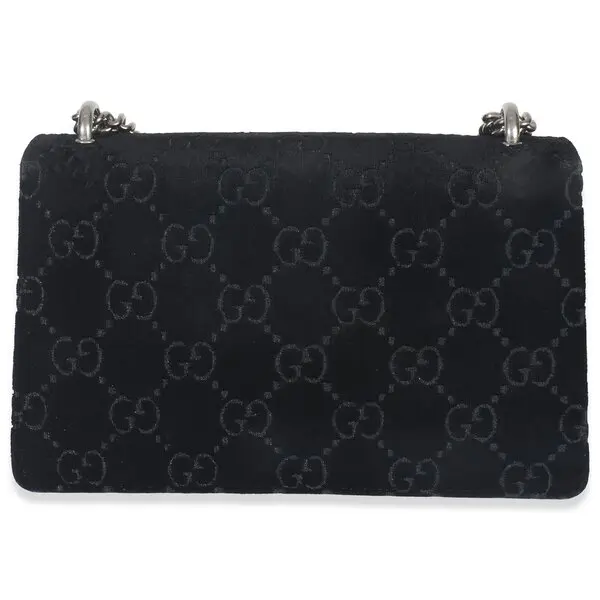 Gucci Gg Embossed Velvet Dionysus Chain Bag