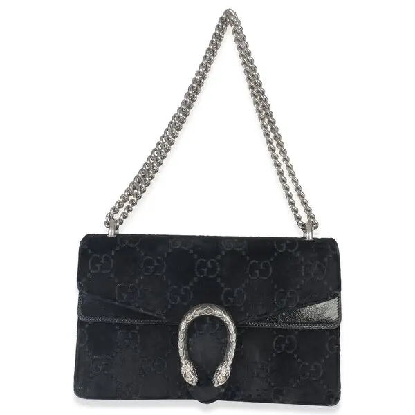 Gucci Gg Embossed Velvet Dionysus Chain Bag