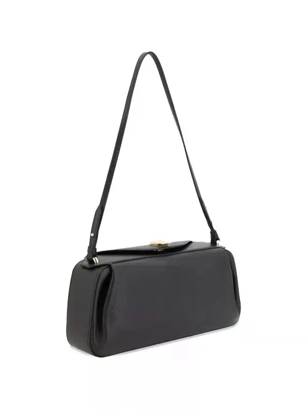 Yuzefi Pebble-grain Shoulder Bag - Black