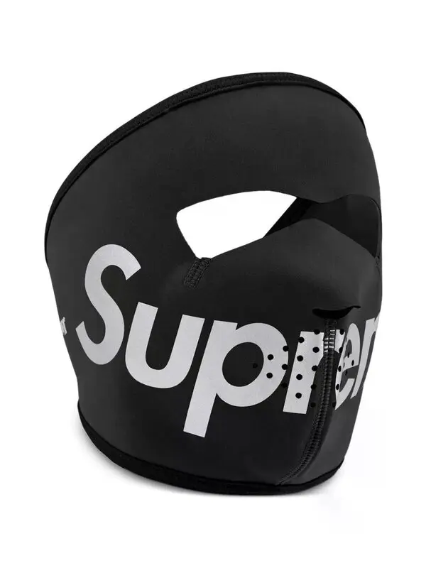 Supreme X Windstopper Logo Face Mask - Black