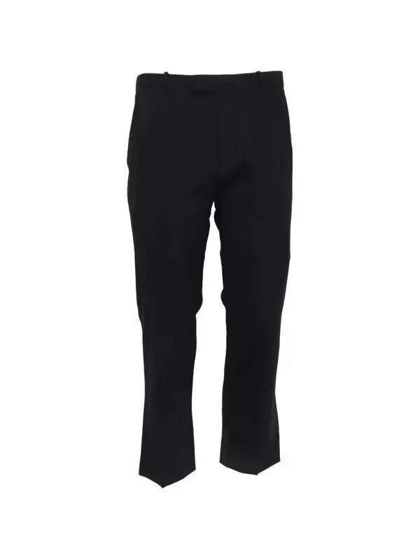 Theory Regular Fit Cropped Trousers - Black