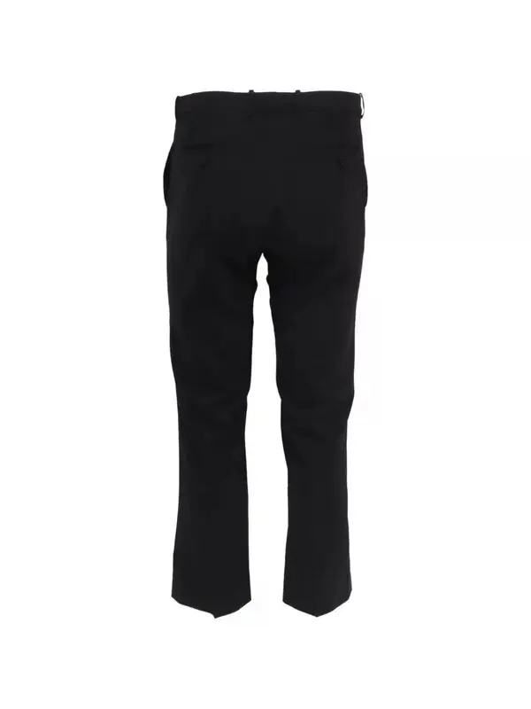 Theory Regular Fit Cropped Trousers - Black