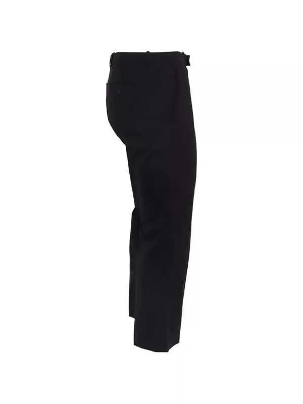 Theory Regular Fit Cropped Trousers - Black