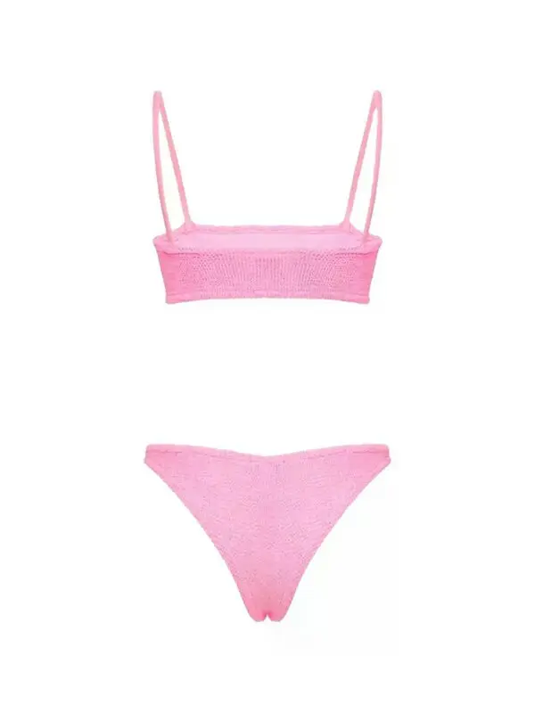 Hunza G Gigi Crinkle Bikini - Pink