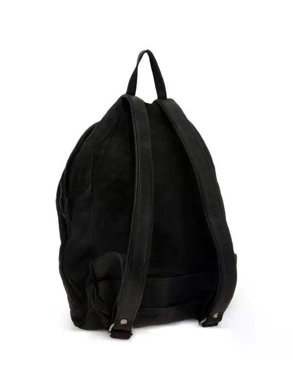 GIORGIO BRATO Zip-fastening Leather Backpack - Black