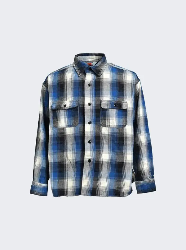 SAINT MXXXXXX X Berberjin Plaid Flannel Shirt