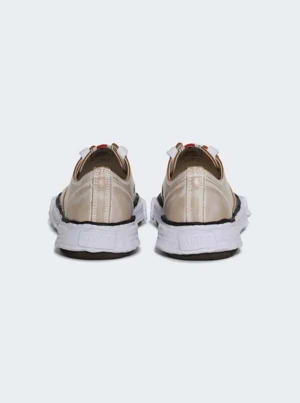 Mihara Yasuhiro Peterson Og Sole Vintage Leather Effect Low-top Sneakers - White
