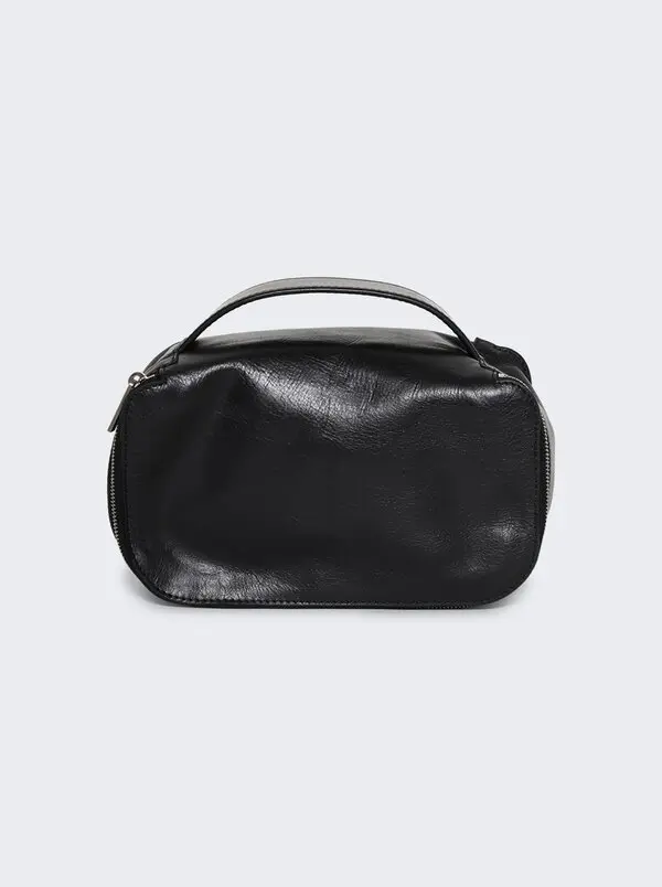 Rick Owens Leather Beauty Case - Black