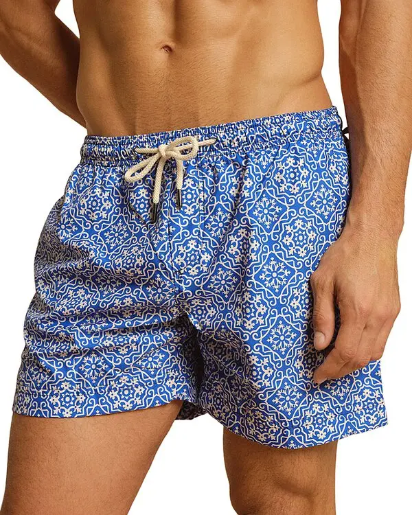 PENINSULA SWIMWEAR Drawstring Swim Shorts - Filicud Blue