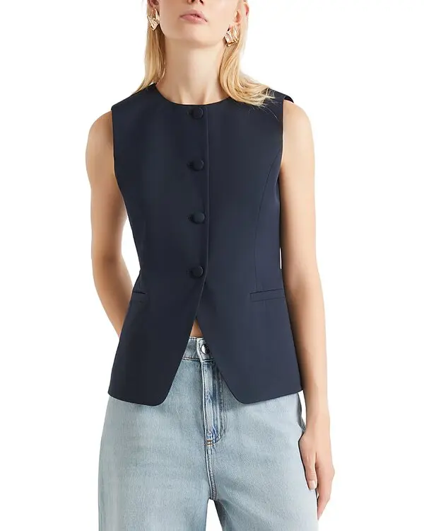 Marella Sleeveless Buttoned Vest