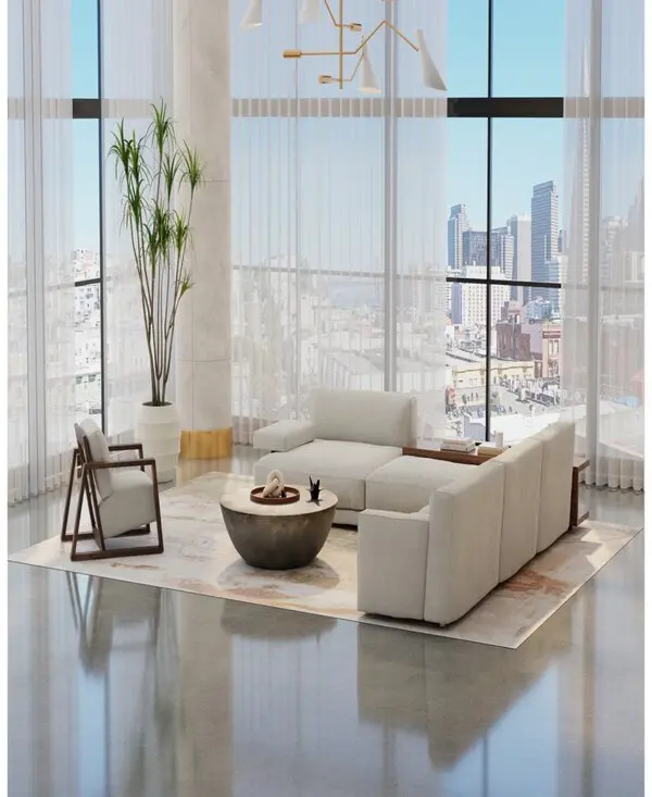 FEIZY Pearson Prs39srf Area Rug 9' X '12 - Ivory