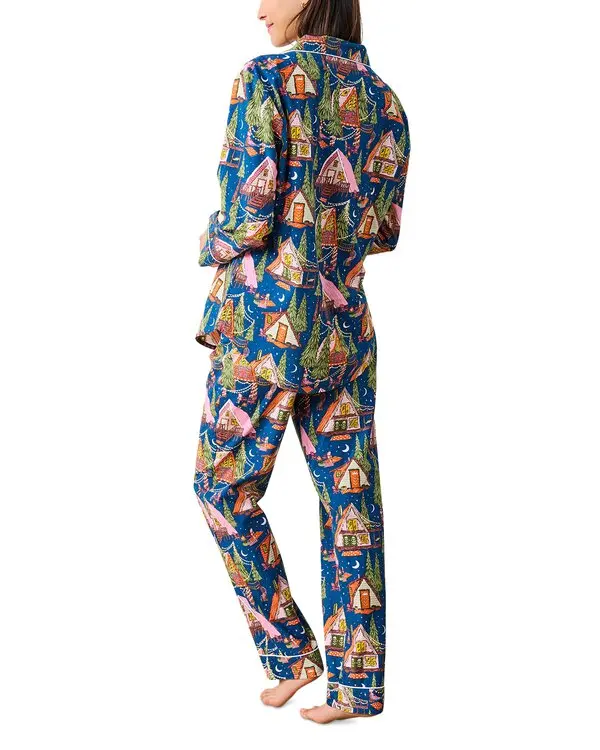PRINTFRESH Print Fresh Bonfire Stories Long Pajama Set