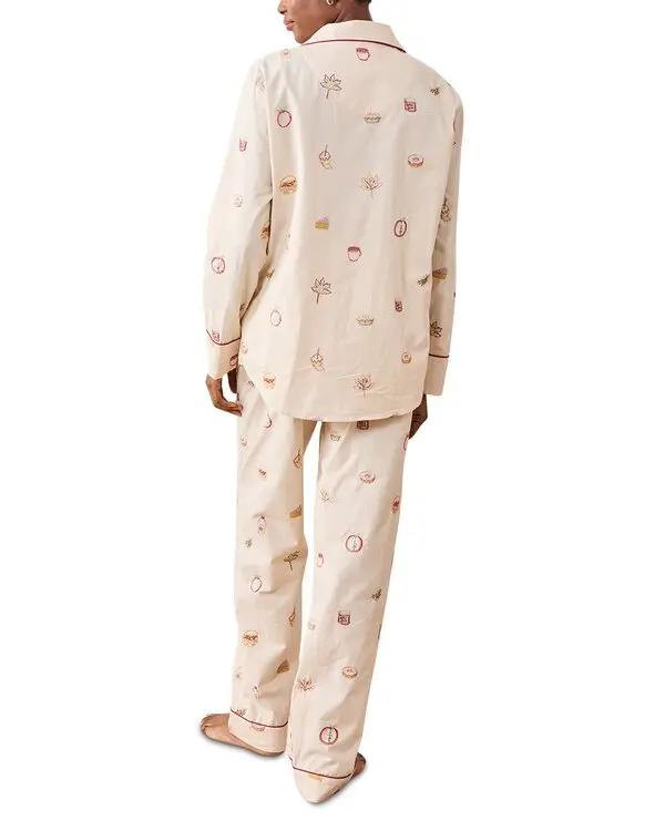 PRINTFRESH Print Fresh Printed Long Pajama Set