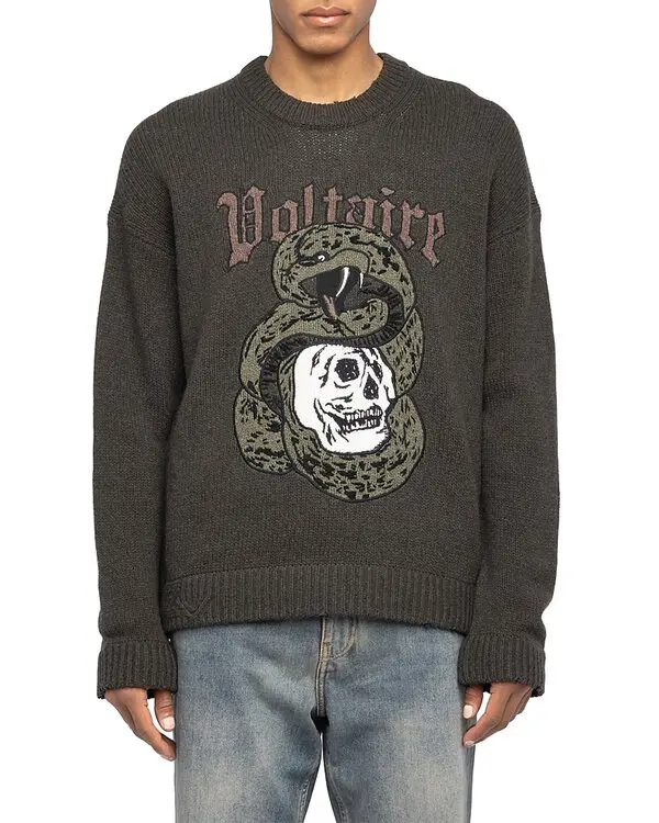 Zadig&Voltaire Snake Graphic Logo Sweater